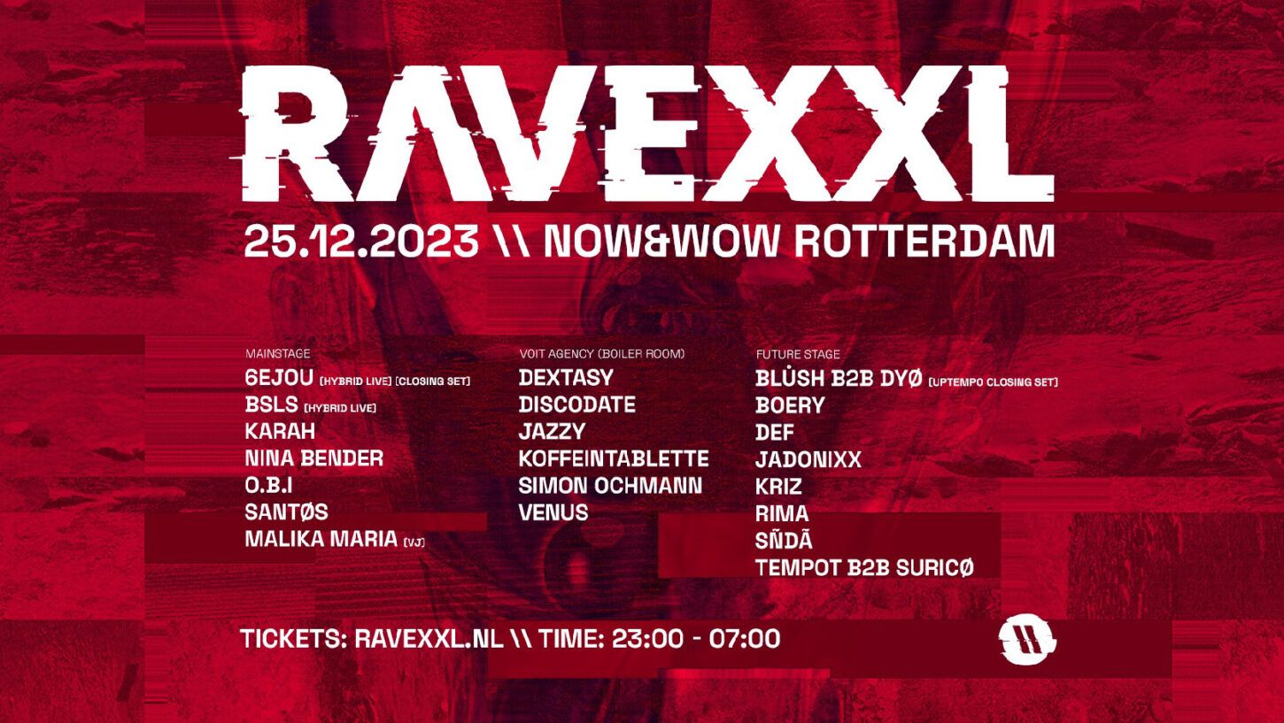 Rave XXL - indoor - 25-26 dec 2023 - Tickets & Line-up
