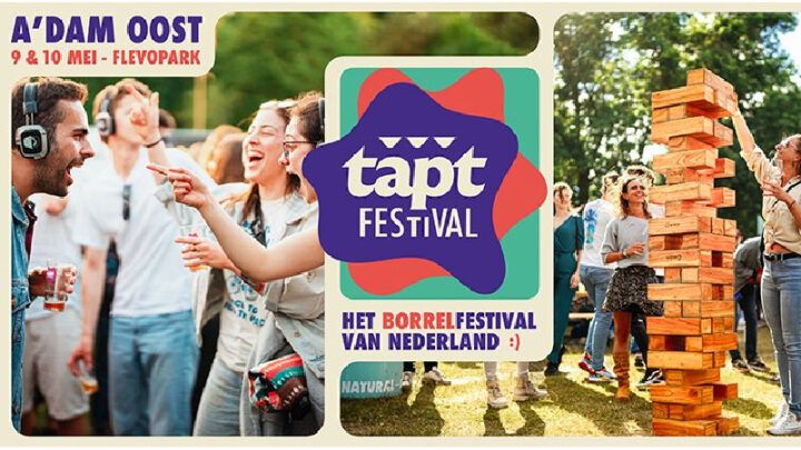 Tapt Festival - Amstedam Oost - 9-10 mei 2025 - Tickets & Line-up