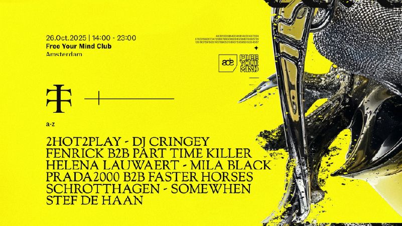 Teletech X Free Your Mind ADE - 23 okt 2025 - Tickets & Line-up